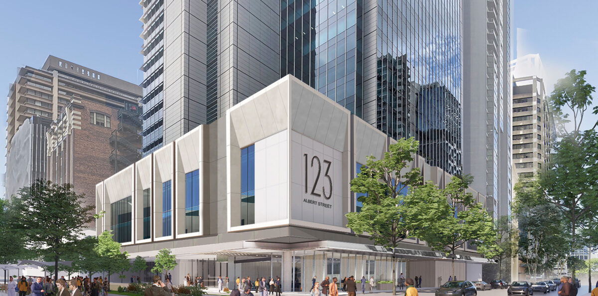 123 Albert Street, Brisbane - Tower Repositioning - Buildcorp